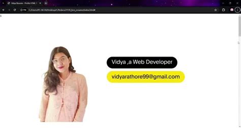 Video Vidya Rathore On Linkedin Html Css Codsoft
