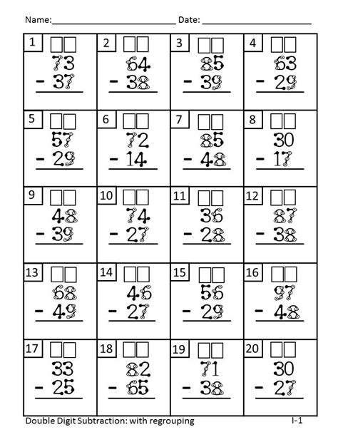 Touch And Tap The Dots Math Subtraction Bundle Single Digit And Double Digit — Effortless