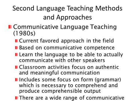 English Language Teaching Methods