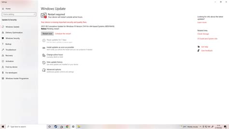 Windows Update Restart Required First Time Turning On The Computer In