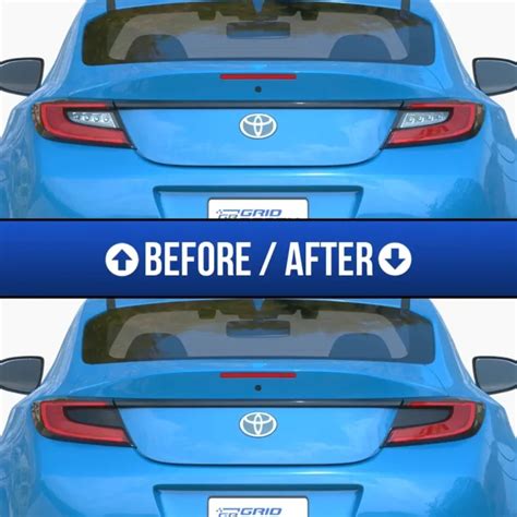 Toyota Gr86 Tail Light Tint 20212025 Smoke Black Overlays