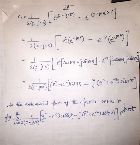 [solved] 1 Determine The Complex Fourier Series For The Function Course Hero