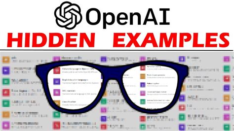 Chatgpt Hidden Examples Youtube