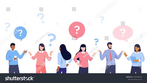 자주 묻는 질문 물음표 질문과 대답 스톡 벡터로열티 프리 1494389345 Shutterstock