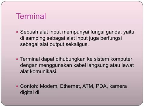 Sistem Input Dan Output Komputer PPTX