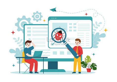 Mobile Phone Bug Tracking Illustration Illustration Imagepicture Free
