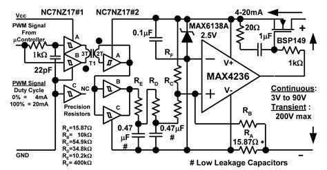 Pwm Controlled 4 20 Ma Current Loop Transmitter Provides Galvanic Isolation Edn