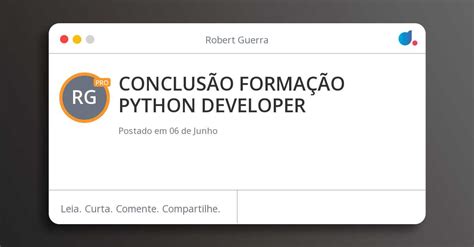 ConclusÃo FormaÇÃo Python Developer