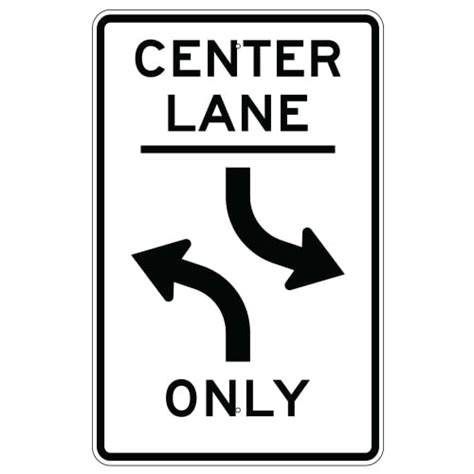 Two Way Left Turn Lane Sign Cx Builders Group