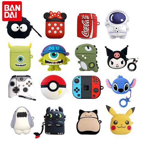 3d 만화 실리콘 이어폰 케이스 에어팟 3 2 프로 커버 애니메이션 보호 소프트 케이스 열쇠고리 포함 에어팟 프로 충전 박스 Aliexpress