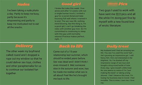 Instagram Account Documents Women S Sex Lives During Lockdown Daily Mail Online