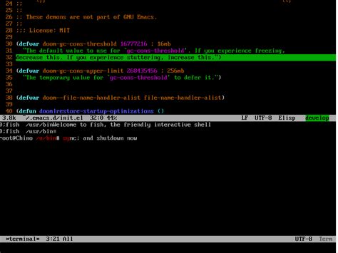 如何在 Emacs Terminal 中为 Fish shell 配置 Powerline Emacs general Emacs China