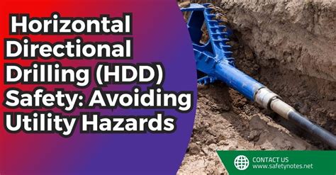 Horizontal Directional Drilling Archives Safety Notes