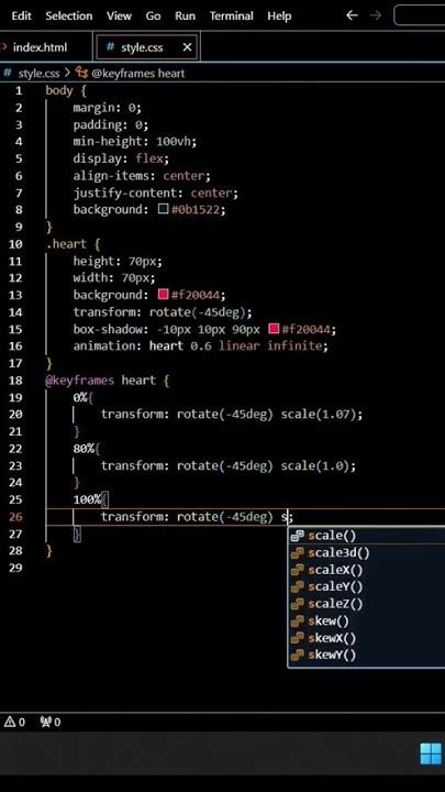 breathing life into a heartbeat animation with htmland css coding