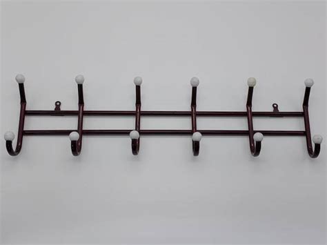 Вешалка для верхней одежды настенная металлическая на 6 крючков Cp 007 L 61 Cm W 16 Cm Ika Shop