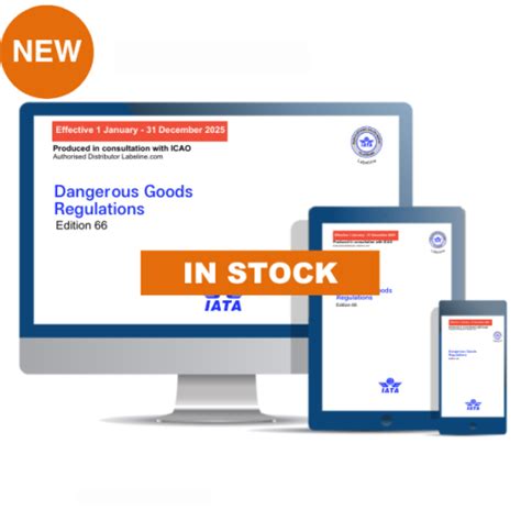 Iata Dgr Digital Publications 2025 66th Edition