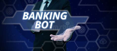 Hand Writing Sign Banking Bot Business Approach Application That Runs