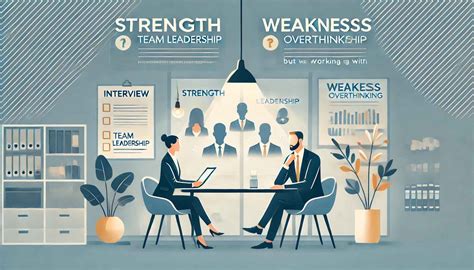 Navigating The Strengths And Weaknesses Interview Question Best Answers