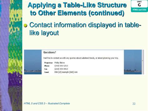 PPT HTML5 And CSS3 Illustrated Unit G Organizing Content With Lists