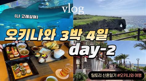 L Vlog L 오키나와 3박4일 여행코스 L Day 2 L 츄라우미수족관 L 만좌모 L 아메리칸빌리지 L 신혼부부 L 브이로그 L 일본여행 Youtube
