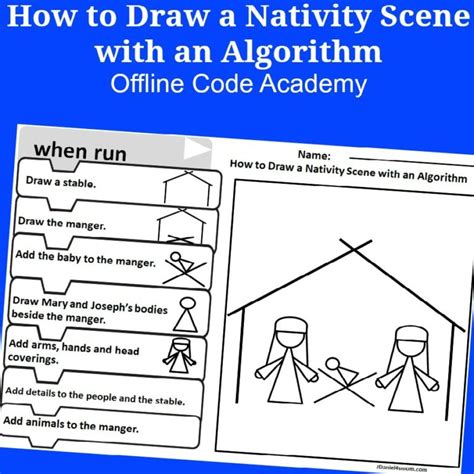 Offline Code Academy How To Draw A Nativity Scene With An Algorithm