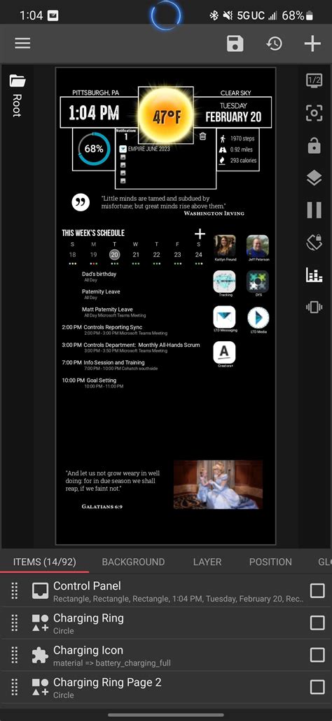 Klwp Not Being Applied Correctly Rkustom