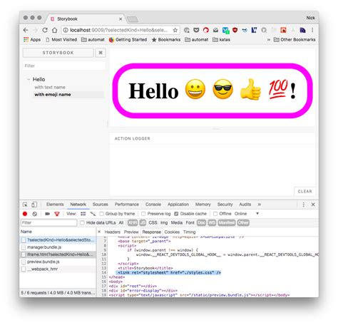 How Can I Use Css Framework Styles Inside A Storybook · Issue 25 · Storybookjsstorybook · Github
