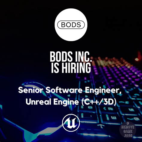 Remote Game Jobs On Linkedin Bods Is Hiring Remote Senior Software