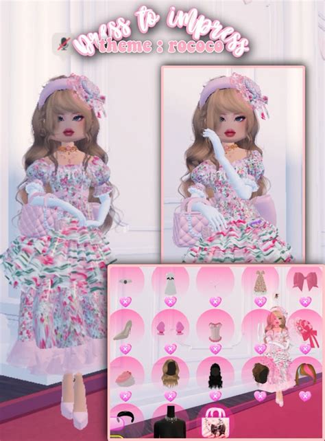 Rococo Dress To Impress Dti En 2024