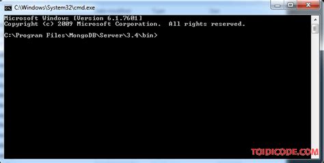 Cấu Hình Và Chạy Mongodb Trên Windows
