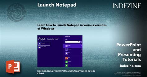 Launch Notepad