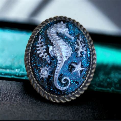 Seahorse Knobs Etsy