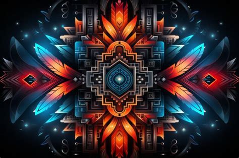 colorful geometric abstraction mastering light and shadow 190 premium ai generated image