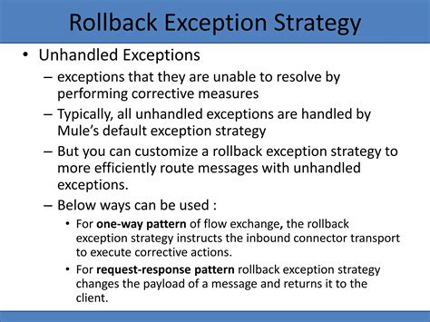 Mule Error Handlingrollback Exception Strategy Pptx