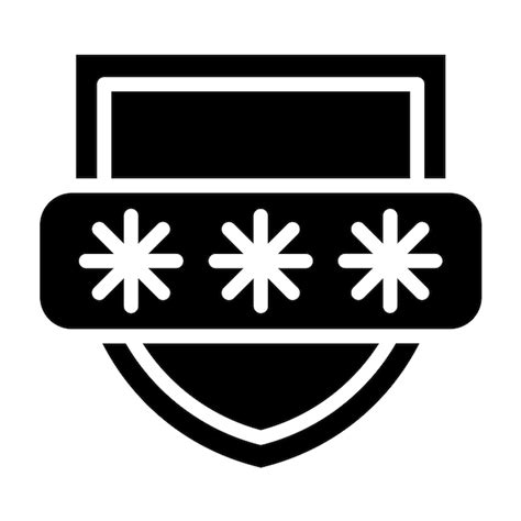 Premium Vector Vector Design Passwordshield Icon Style