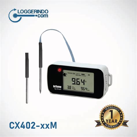 InTemp Bluetooth Low Energy Temperature With Probe Data Logger CX402 XxM Loggerindo