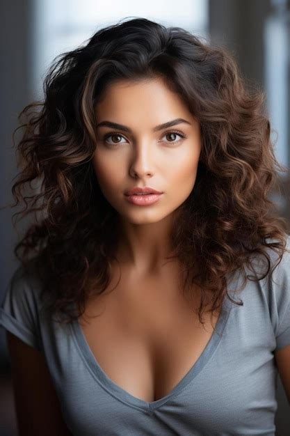 Premium Photo Beautiful Hispanic Woman Posing