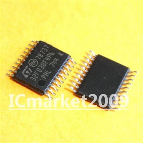 2 Pcs Stm32f030f4p6 Tssop 20 32f030f4p6 Value Line Arm Based 32 Bit Mcu Chip Ic Ebay