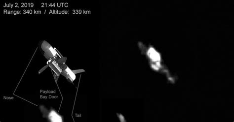 [핵잼 사이언스] 美 무인 비밀 우주왕복선 X 37b 지상 카메라에 포착