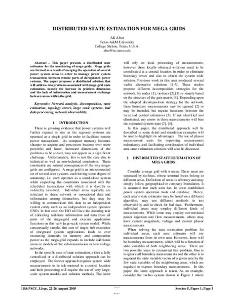 Pdf Distributed State Estimation For Microgrids
