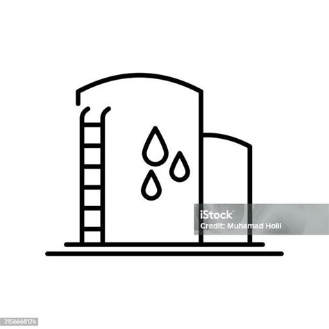 물 탱크 선형 아이콘입니다 현대 개요 물 탱크 로고 개념 흰색 배경에 산업 컬렉션 벡터 일러스트 레이 션입니다 0명에 대한 스톡 벡터 아트 및 기타 이미지 Istock