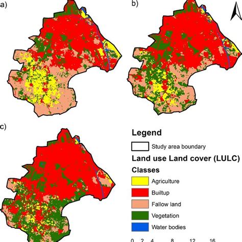 Lulc Map Of South Delhi Region For The Year A 2001 B 2011 And C 2021 Download Scientific Diagram