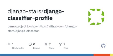 Github Django Starsdjango Classifier Profile Demo Project To Show Django