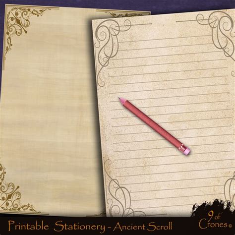 Free Printable Scroll Writing Paper Download Free Printable Scroll Writing Paper Png Images