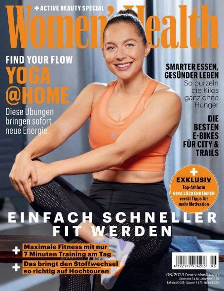 Gina Lückenkemper Womens Health Magazine June 2023 Cover Photo Germany