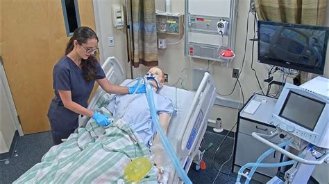 In Line Suctioning Skill For A Patient On A Ventilator Youtube