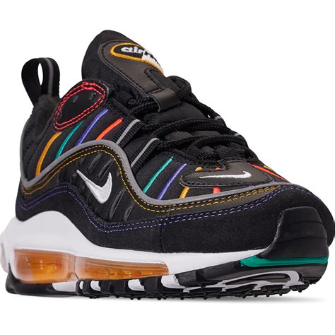 Nike Air Max 98 Black Multicolor Cj7393 001 Release Date Sbd
