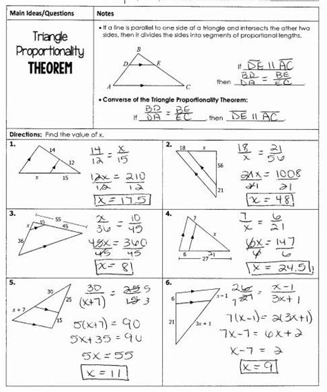 Triangle Midsegment Theorem Worksheet