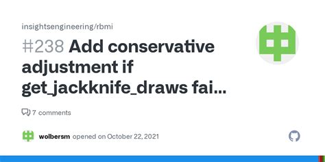 Add Conservative Adjustment If Get Jackknife Draws Fails For A Leave