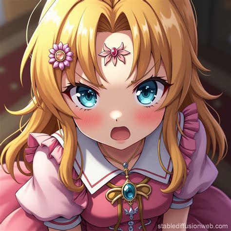 Tsundere Gal Princess In Luxurious Castle Stable Diffusion Online